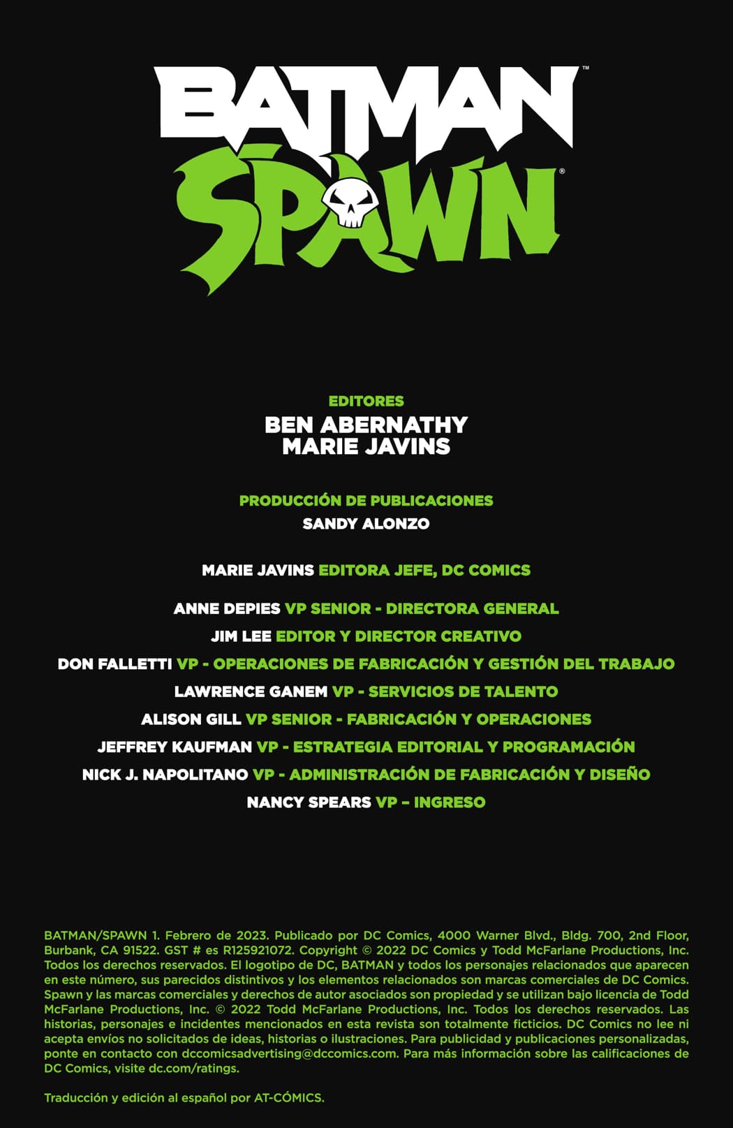 Batman/Spawn (2022) - Marmota Comics