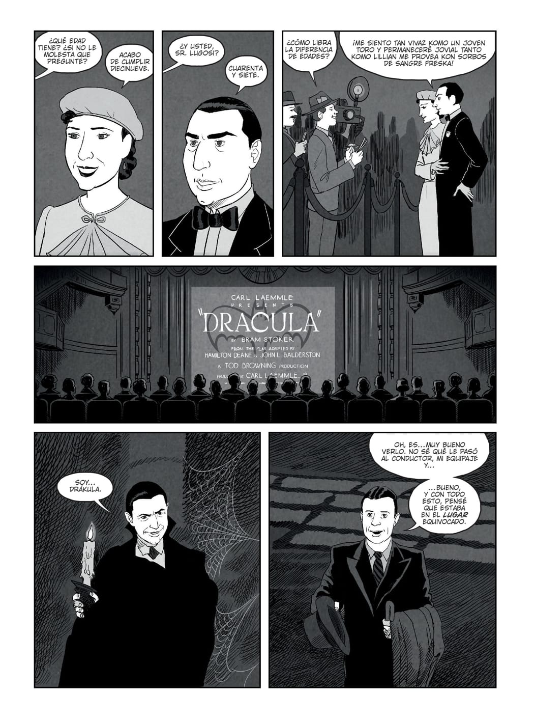 Lugosi – The Rise and Fall of Hollywood’s Dracula (2021) – Novela Gráfica - Marmota Comics