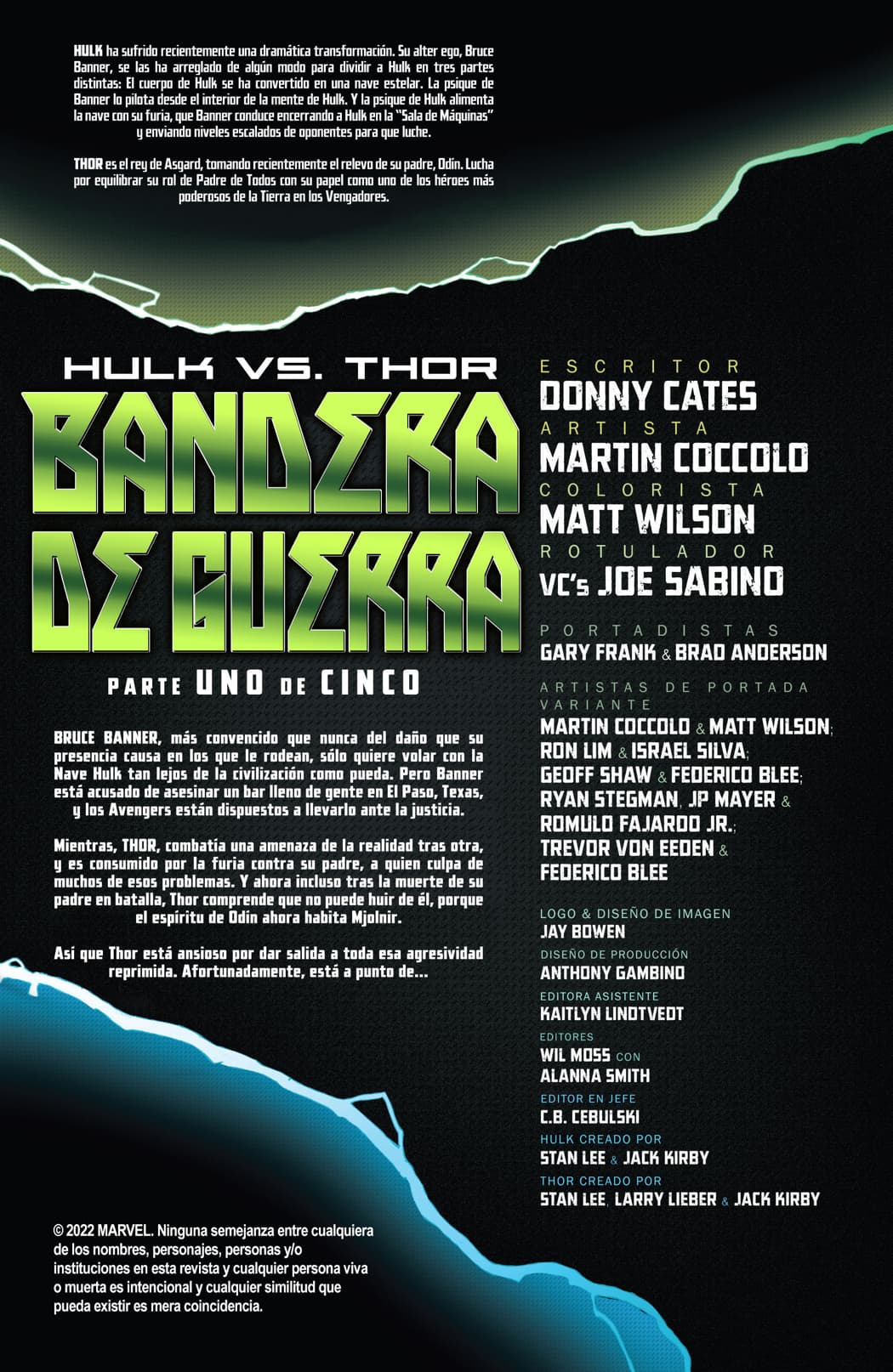 Hulk vs. Thor: Banner Of War Alpha (2022) - Marmota Comics