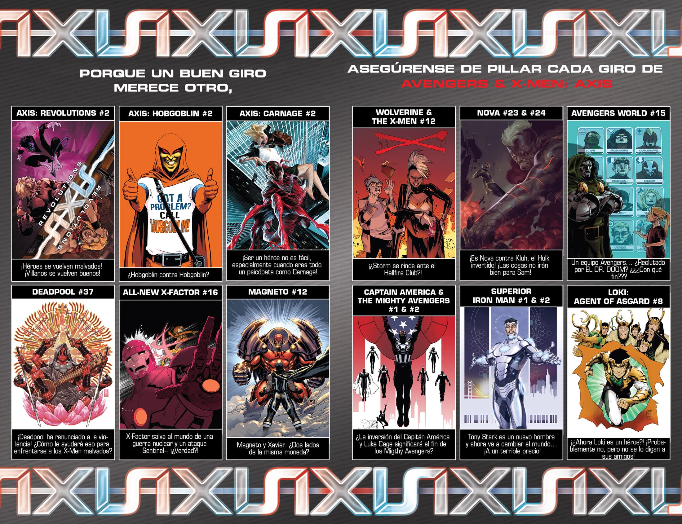 Avengers / X-Men – AXIS (2014) - Marmota Comics