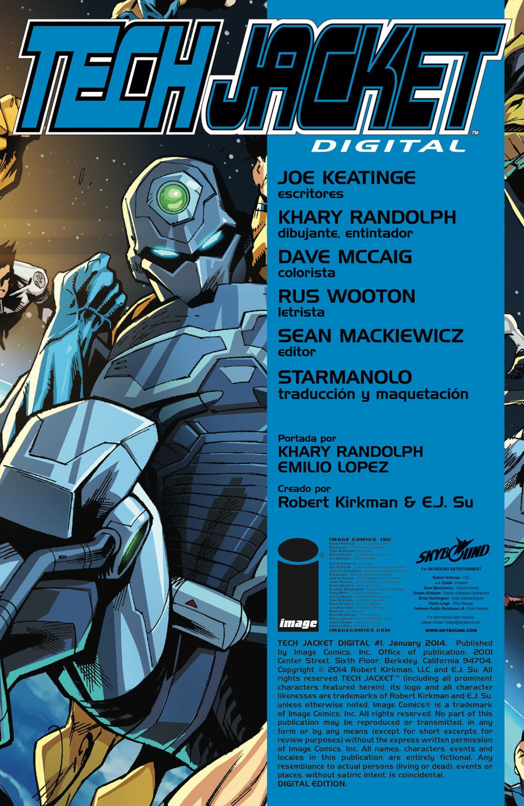 Tech Jacket Digital (2014) - Marmota Comics