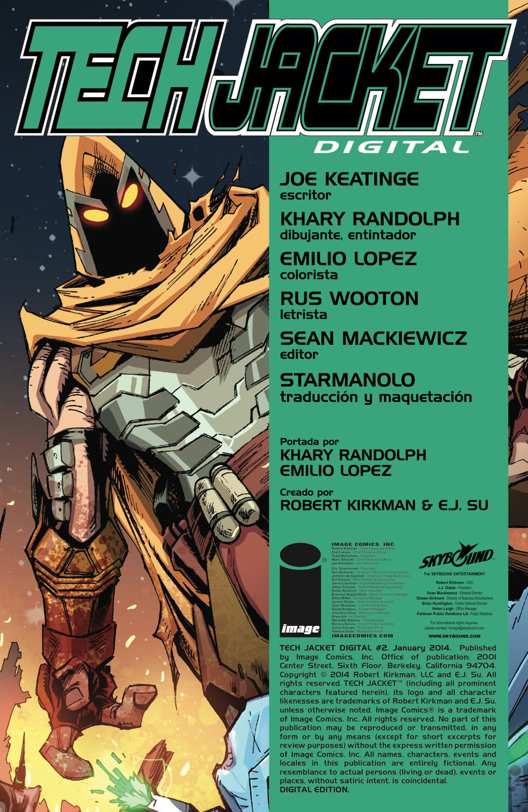 Tech Jacket Digital (2014) - Marmota Comics