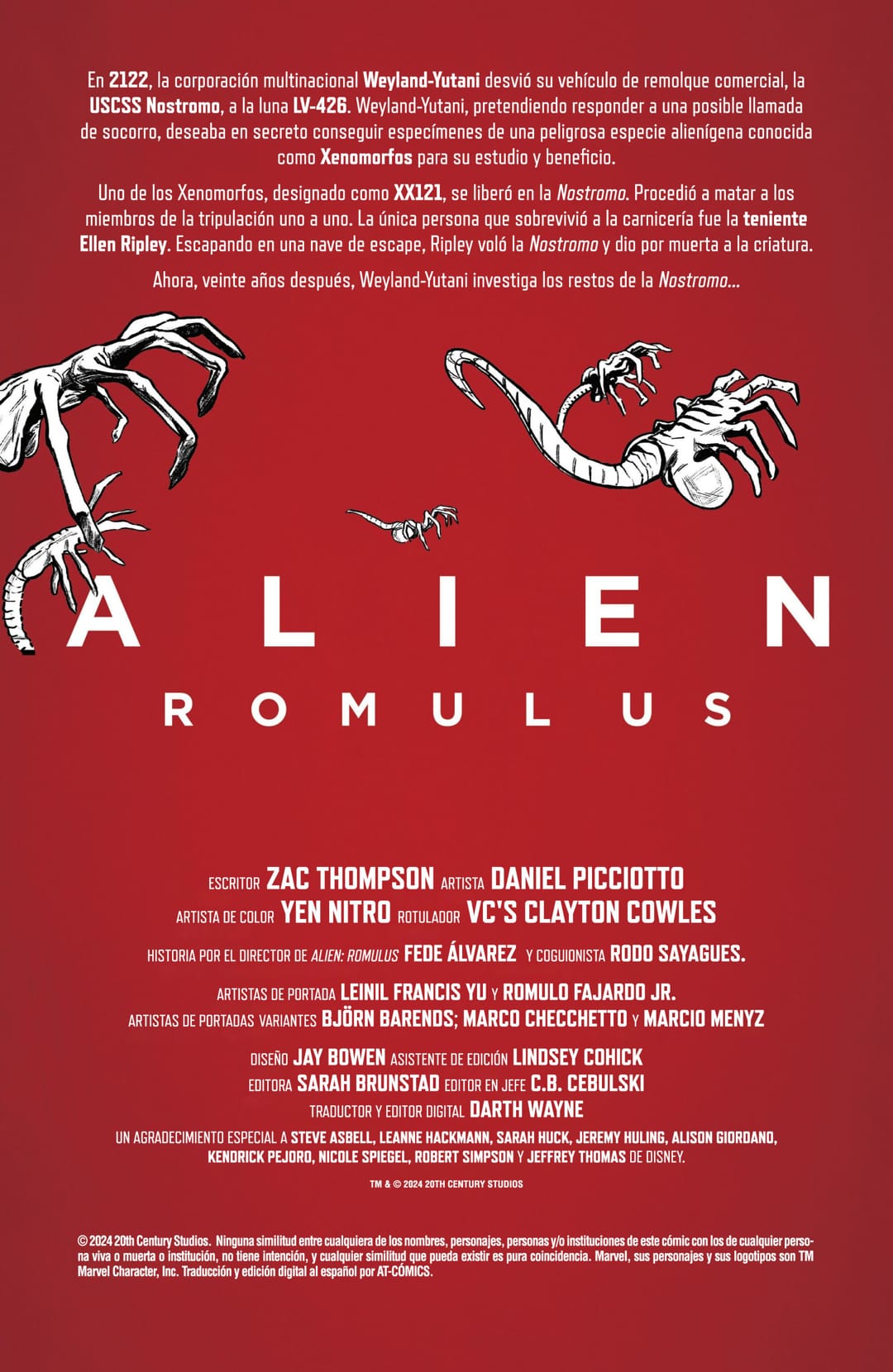 Alien: Romulus (2024) - Marmota Comics